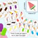 Ice Cream Memory Card Game, a Sweet Printable Picture-matching Party ...