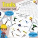 Toolbox Scavenger Hunt, a Printable DIY Picture Game, for a ...