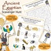 Ancient Egypt Picture Scavenger Hunt, a Printable Egyptian Family Game ...
