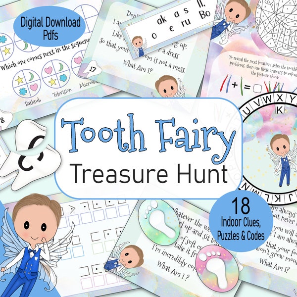 Tooth Fairy Treasure Hunt - Etsy