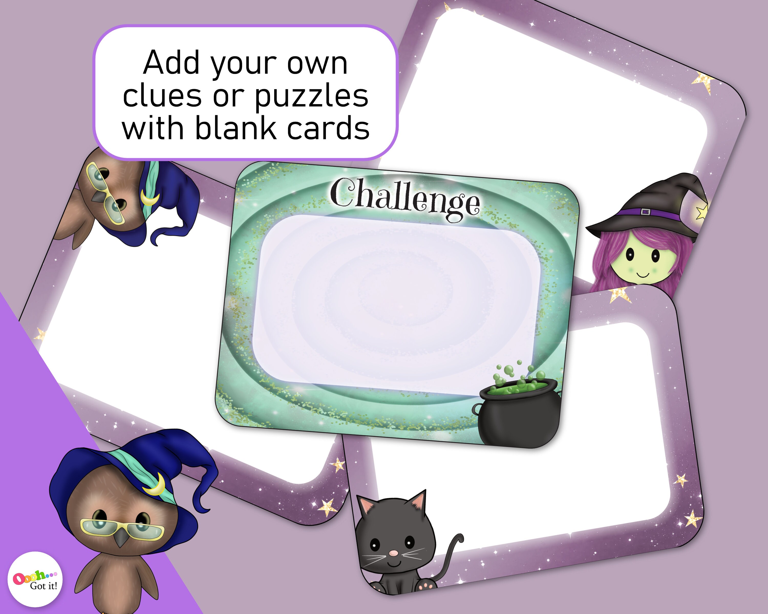 Witch Treasure Hunt, a Indoor Printable, Family Scavenger Hunt, With ...