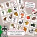 Woodland Animal Bingo Cards, a Printable Autumn Forest Game, for a ...