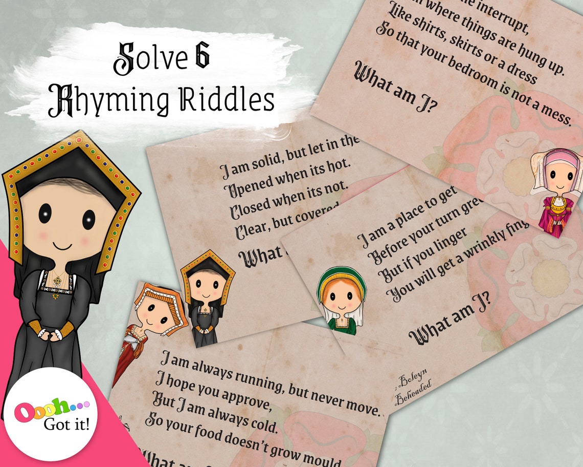 Tudor Treasure Hunt a British History Educational Party Game - Etsy UK