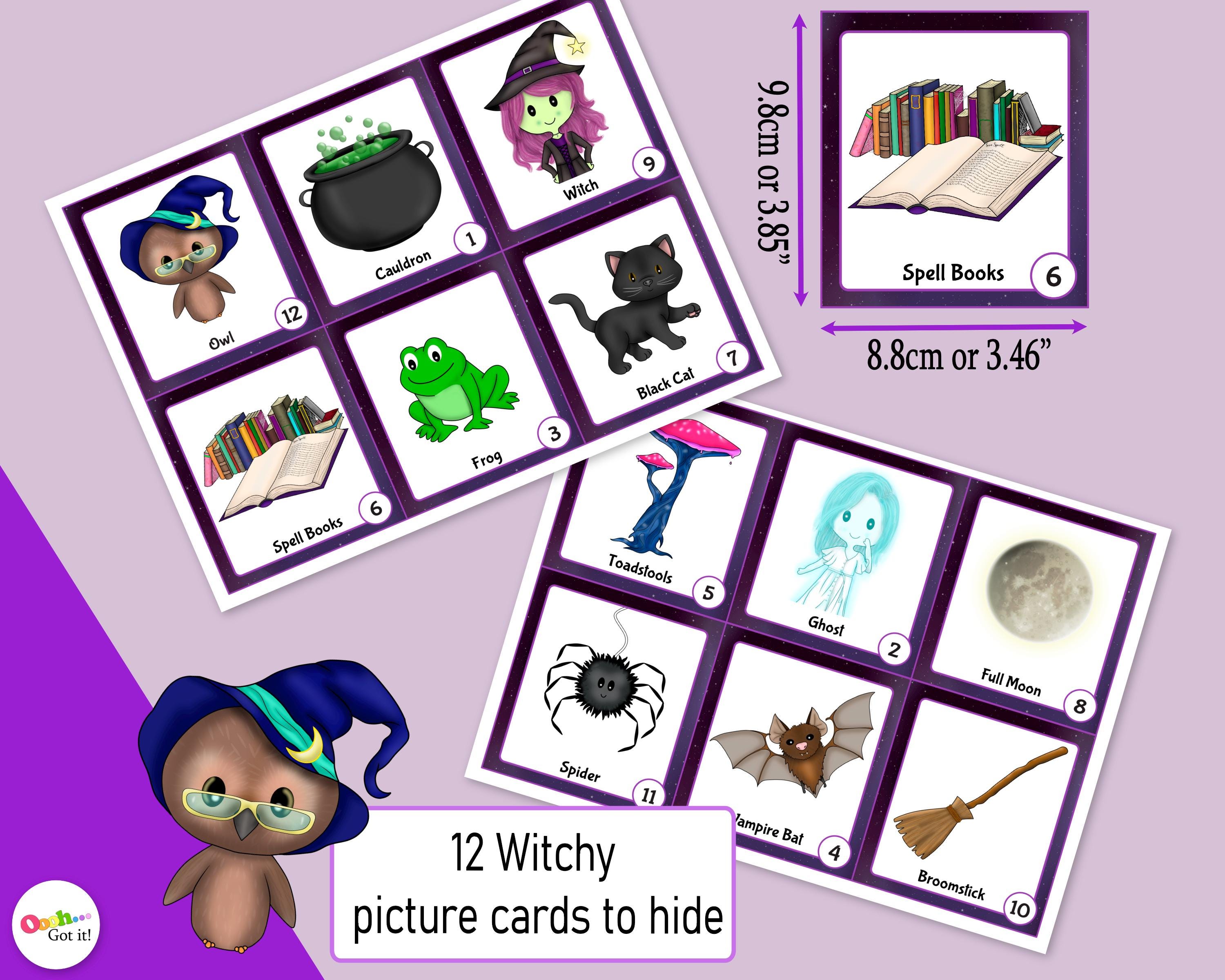 Witch Scavenger Hunt, a Printable Spooky Picture Treasure Hunt, for a ...