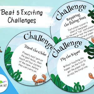 Under the Sea Treasure Hunt a Printable Indoor Scavenger - Etsy UK