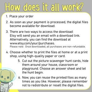 Space Scavenger Hunt, a Printable Alien Party Game, or Kids Solar ...