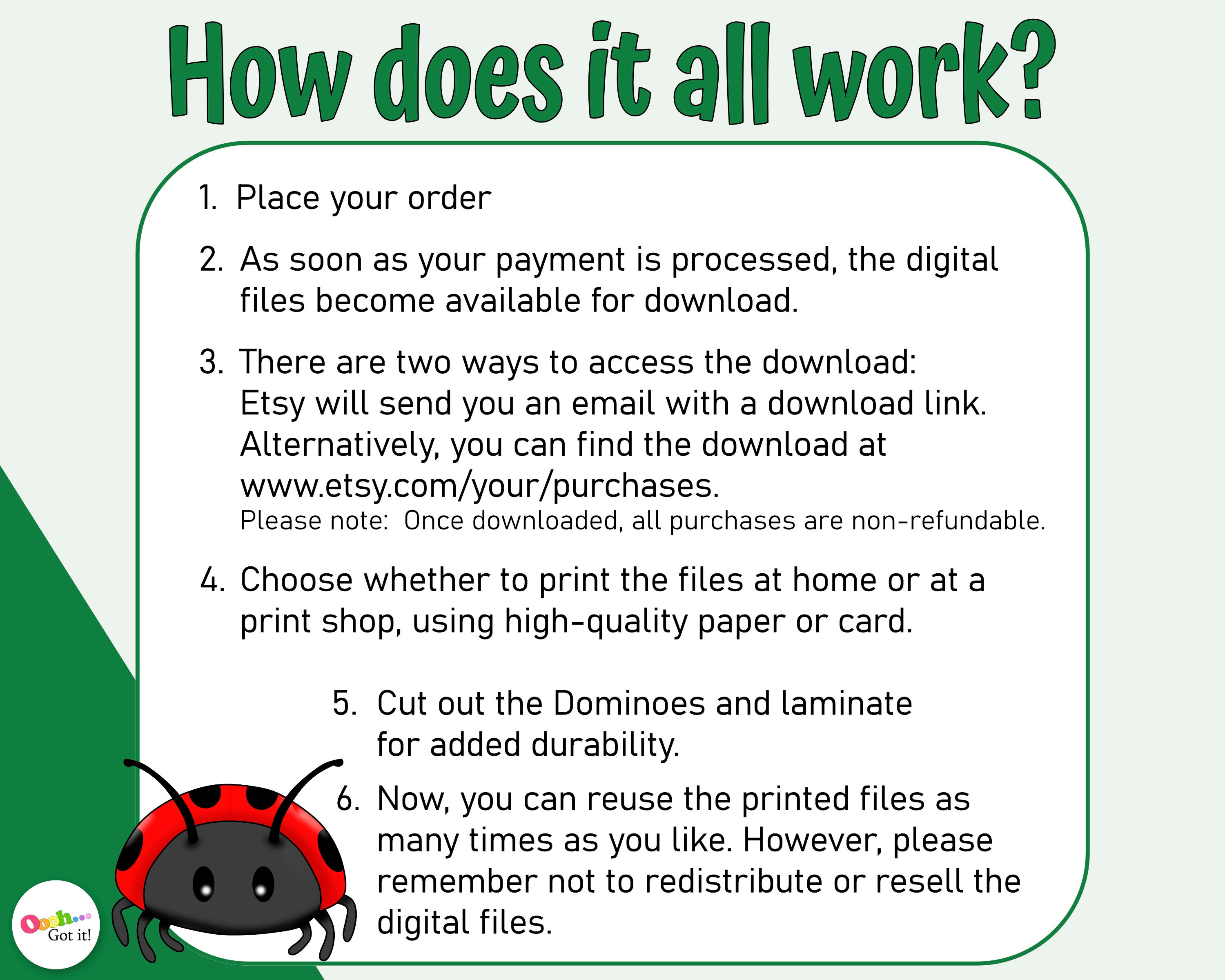 Spring Picture Dominoes, a Printable Kids Game, a Spring Flower ...