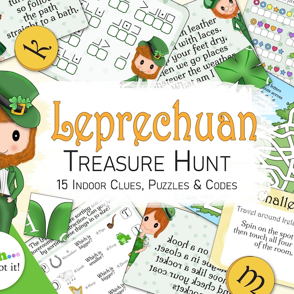 St Patricks Day Scavenger Hunt - Etsy