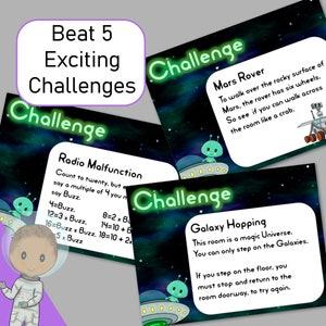 Space Treasure Hunt, a Indoor Printable Family Adventure, Alien Escape ...