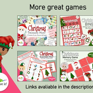 Christmas Dominoes a Printable Game for Christmas Eve Xmas - Etsy