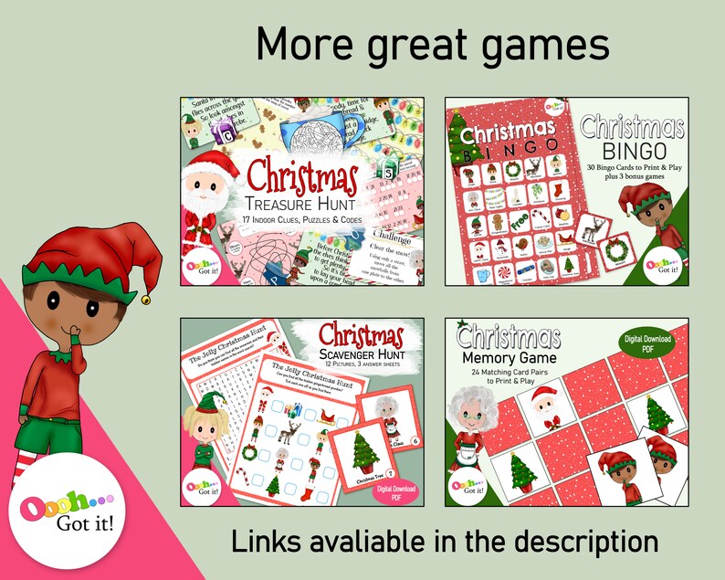 Christmas Dominoes a Printable Game for Christmas Eve Xmas - Etsy
