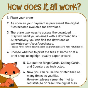 Autumn Bingo Cards a Fall Printable Kids Activity a - Etsy