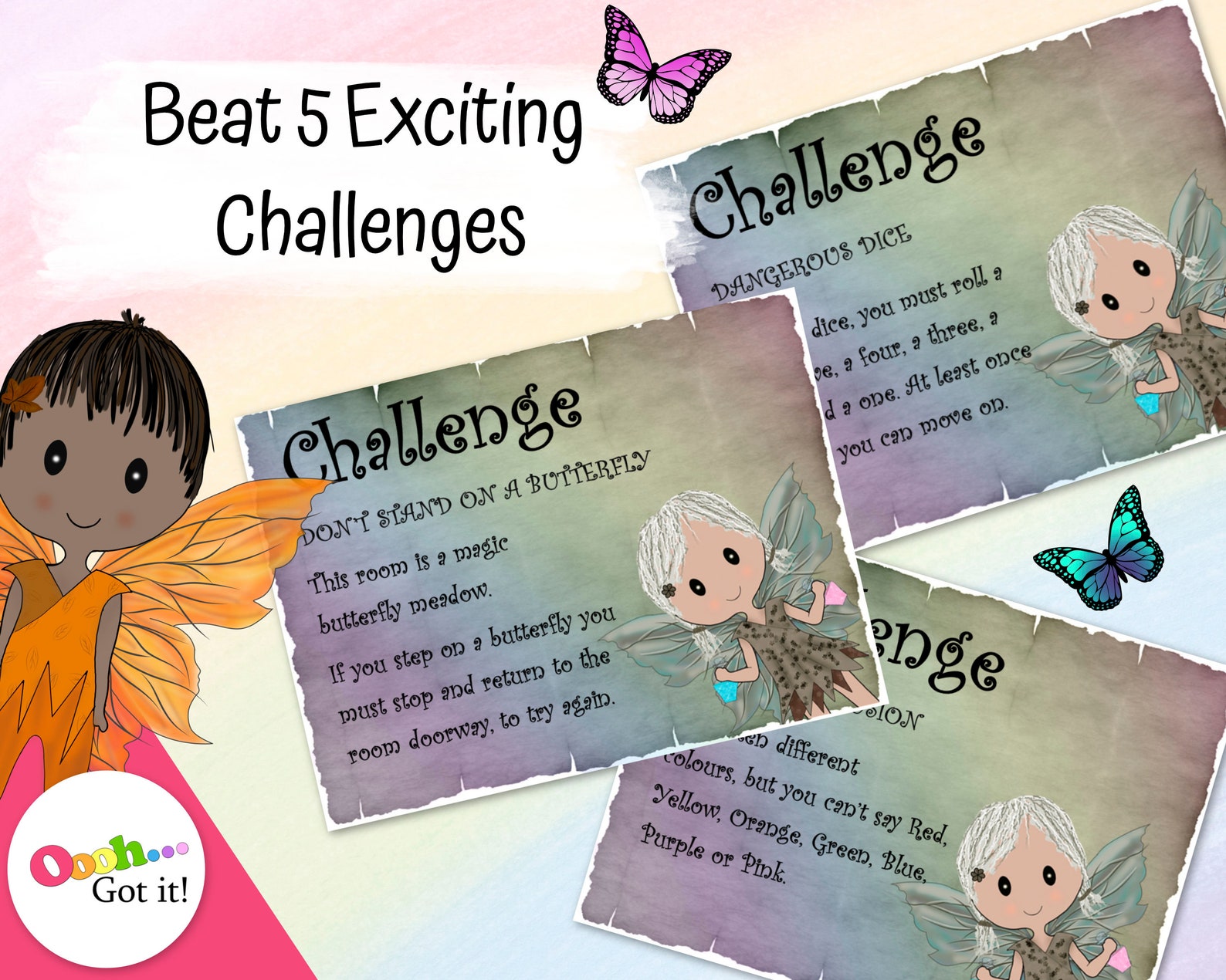 Fairy Treasure Hunt a Printable Indoor Scavenger Hunt With | Etsy UK