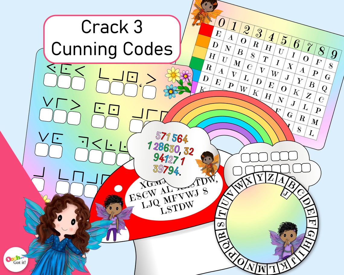 Fairy Treasure Hunt, a Printable, Indoor, Scavenger Hunt With Puzzles ...