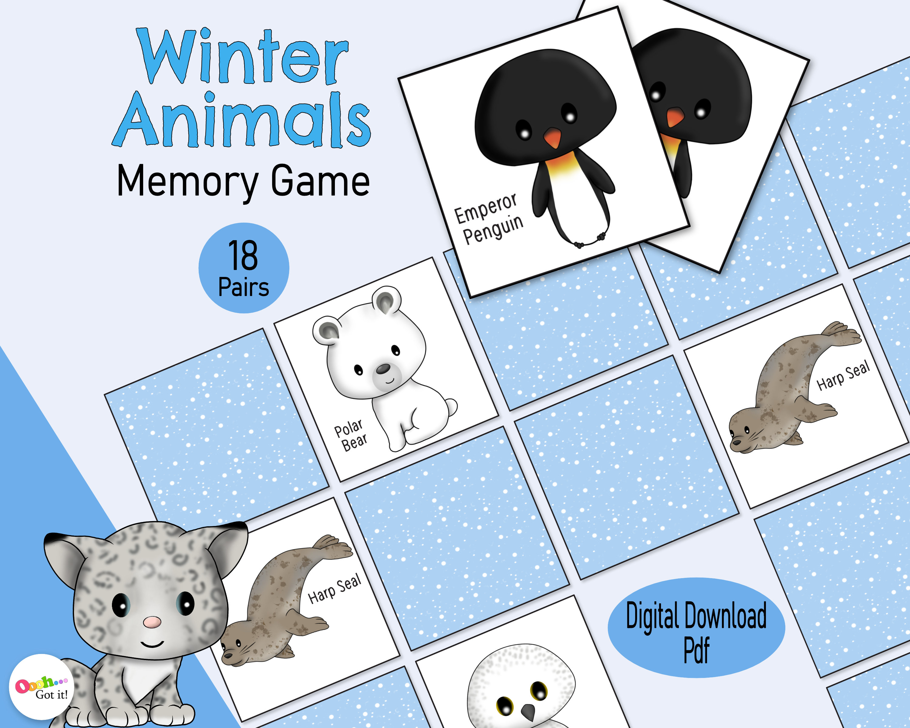 Winter Animals For Kids