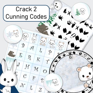 Winter Animals Treasure Hunt, Printable Indoor Arctic Scavenger Hunt ...