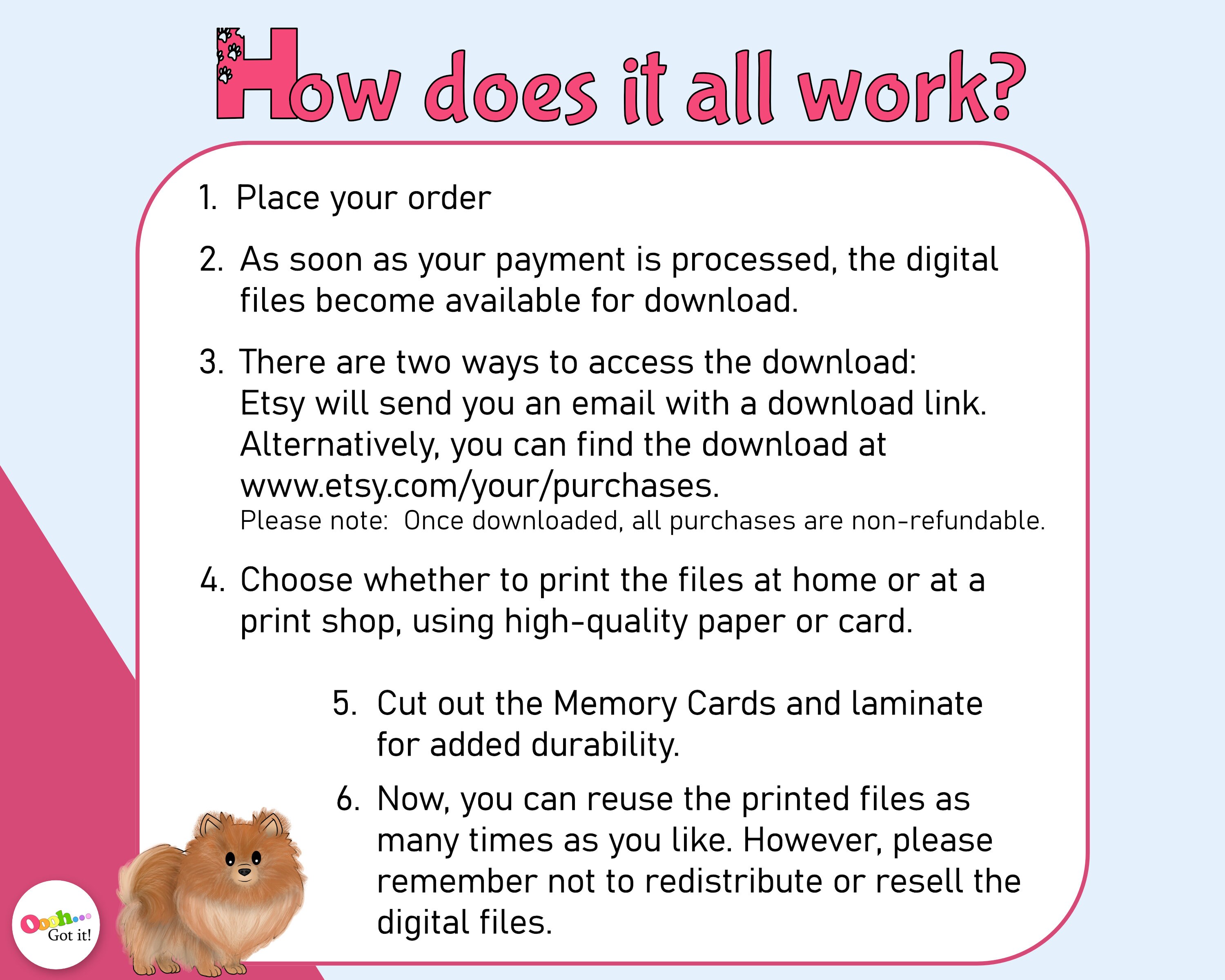 Dog Memory Cards, a Printable Puppy Picture Matching Game, a Toddler ...