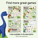 Dinosaur Picture Scavenger Hunt, a Printable Jurassic Picture Matching ...