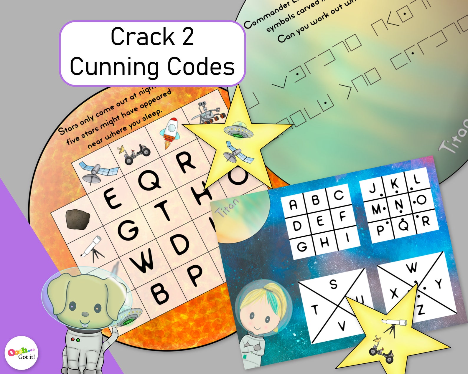 Space Treasure Hunt, a Indoor Printable Family Adventure, Alien Escape ...