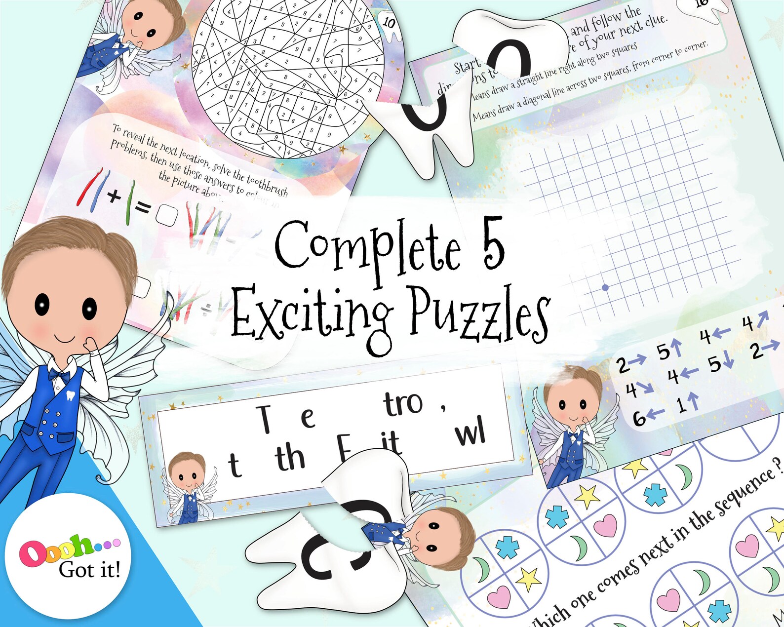 Tooth Fairy Treasure Hunt a Printable Indoor Lost Baby Teeth - Etsy UK