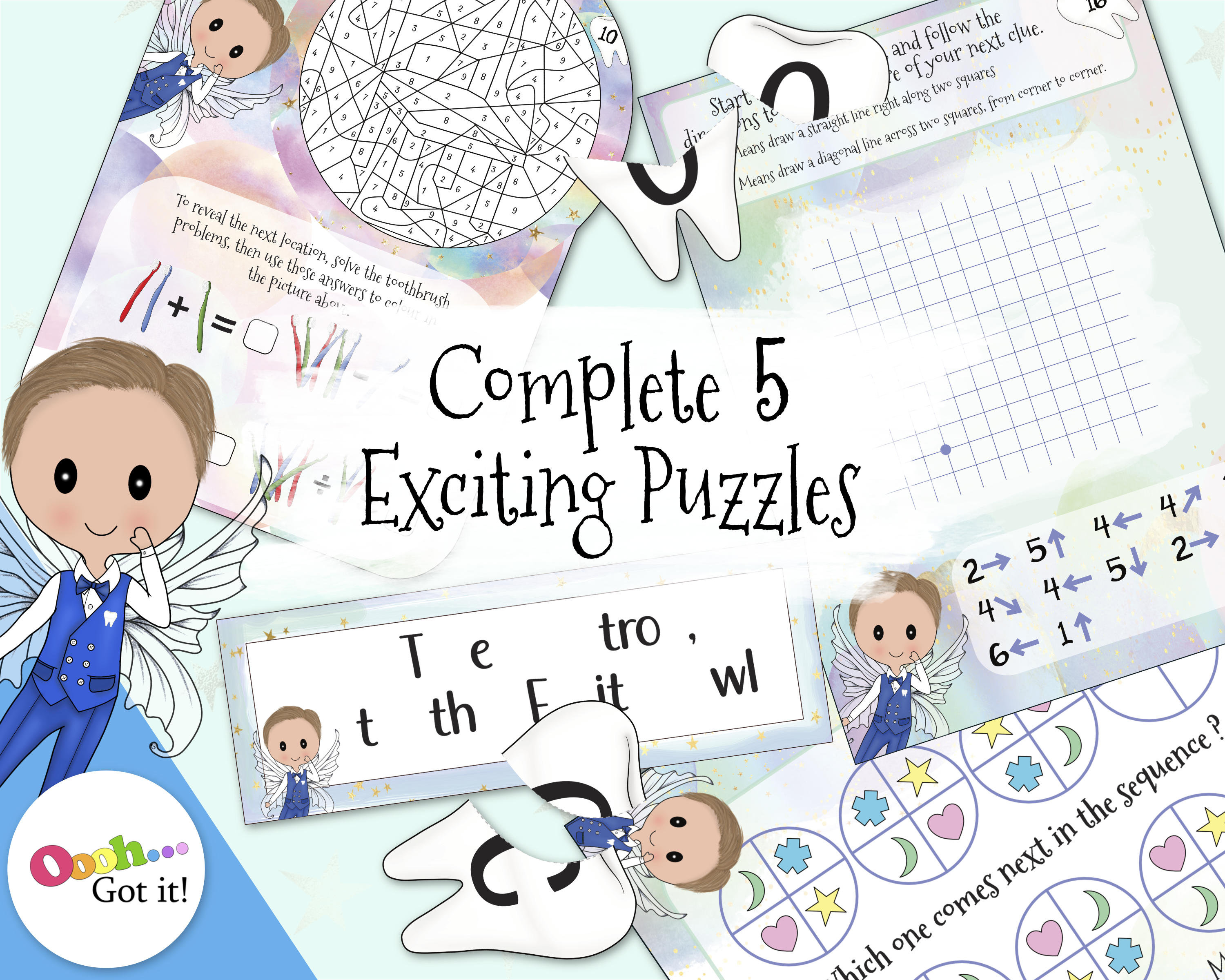 Tooth Fairy Treasure Hunt a Printable Indoor Lost Baby Teeth - Etsy UK