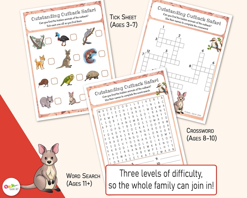 Australian & New Zealand Animal Scavenger Hunt – A Printable Aussie and ...