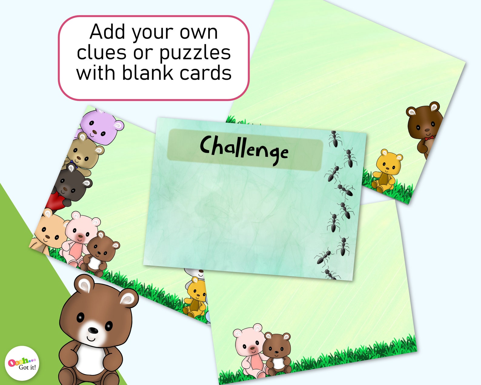 Teddy Bear Treasure Hunt, a Easy Indoor/outdoor Adventure for Younger ...