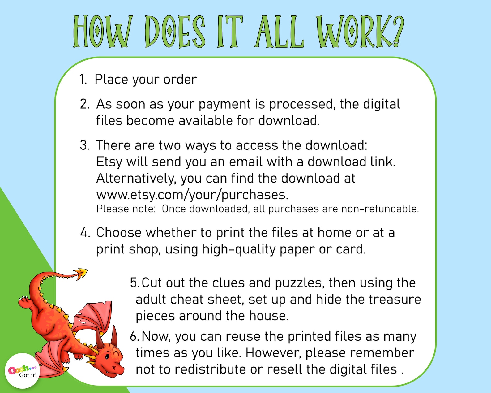 Dragon Treasure Hunt, an Indoor Printable Fantasy Medieval Knight ...