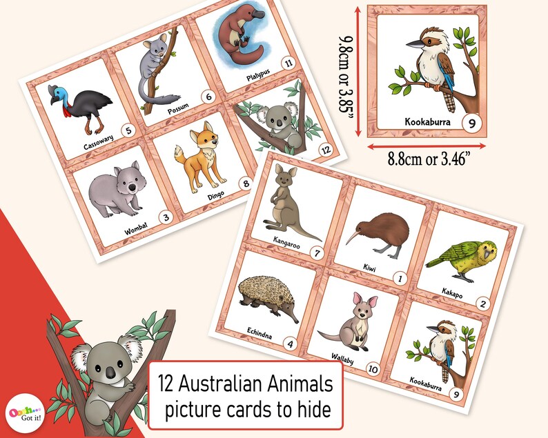 Australian & New Zealand Animal Scavenger Hunt – A Printable Aussie and ...