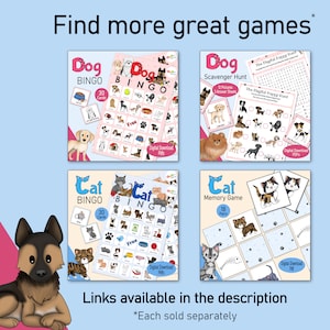 Dog Memory Cards, a Printable Puppy Picture Matching Game, a Toddler ...
