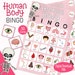 Human Body Parts Bingo, a Printable Anatomy Game for a Fun Biology ...
