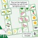 Spring Picture Dominoes, a Printable Kids Game, a Spring Flower ...