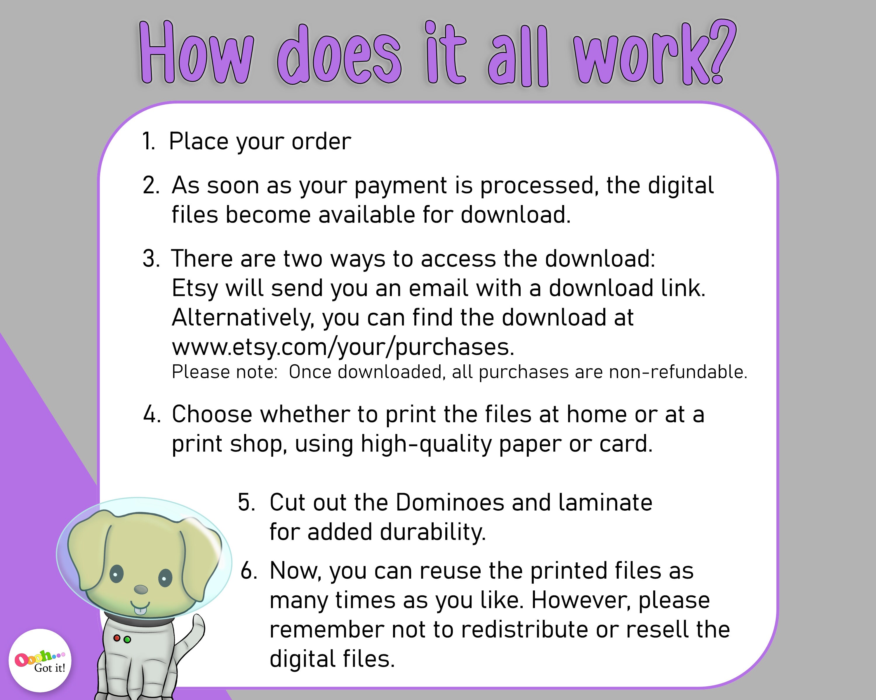 Outer Space Dominoes, a Printable Alien Kids Activity Game, for a Solar ...