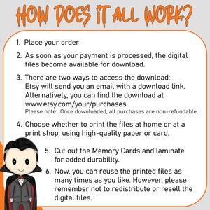 Halloween Memory Cards, a Printable Picture-matching Game for Toddlers ...