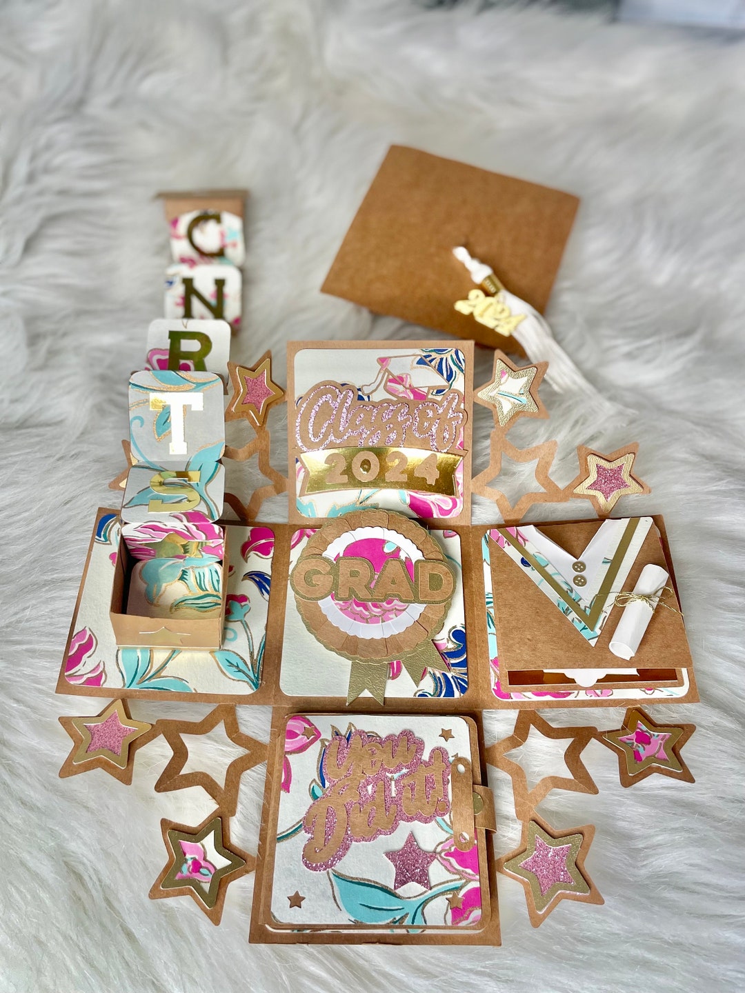 Graduation Gift Box, Graduation Surprise Box, Graduation Card ...