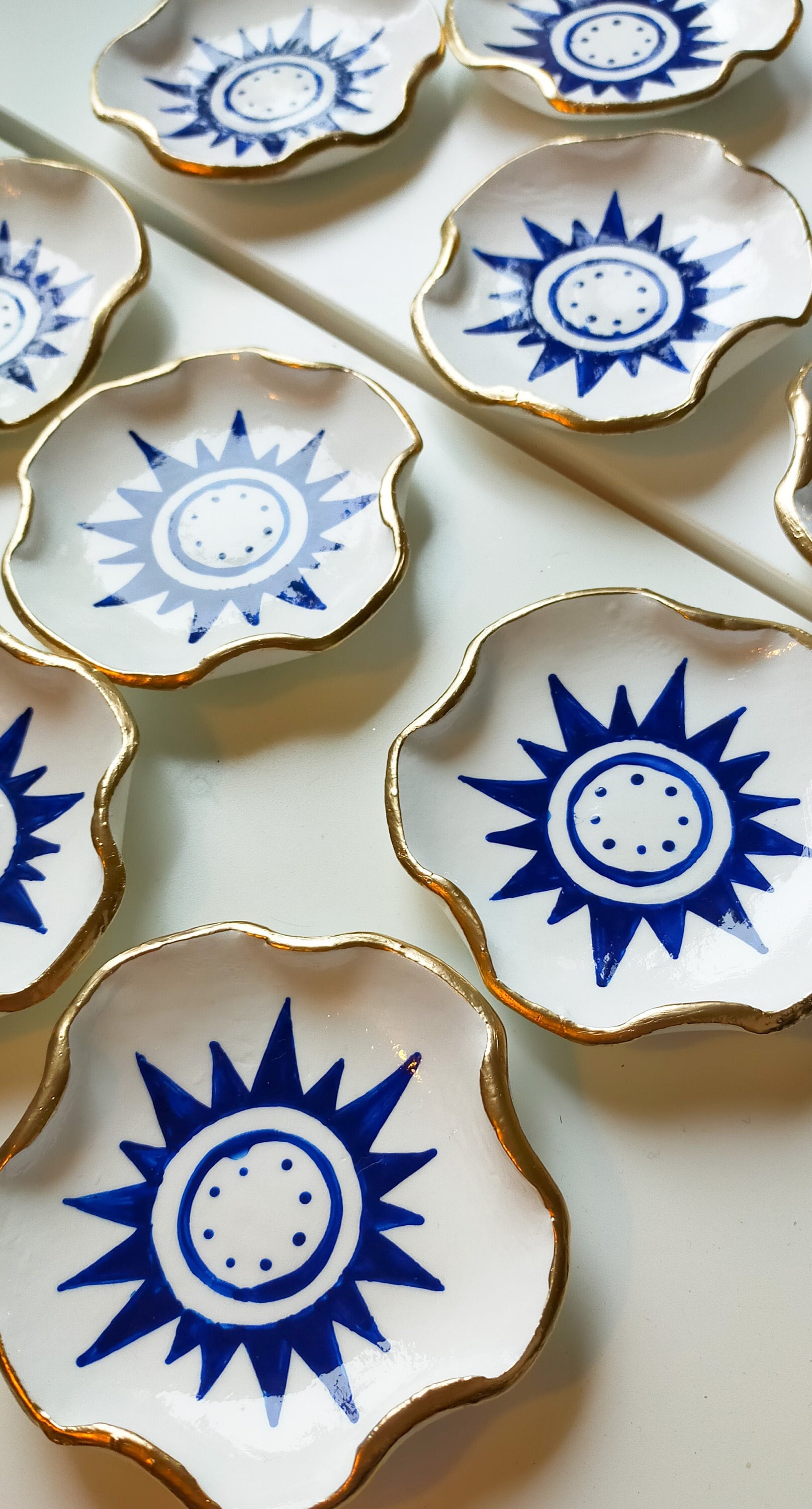 Handmade Jewelry Bowls Sun Jewellery Dish Jewelry Dish Clay Bowl Gift ...