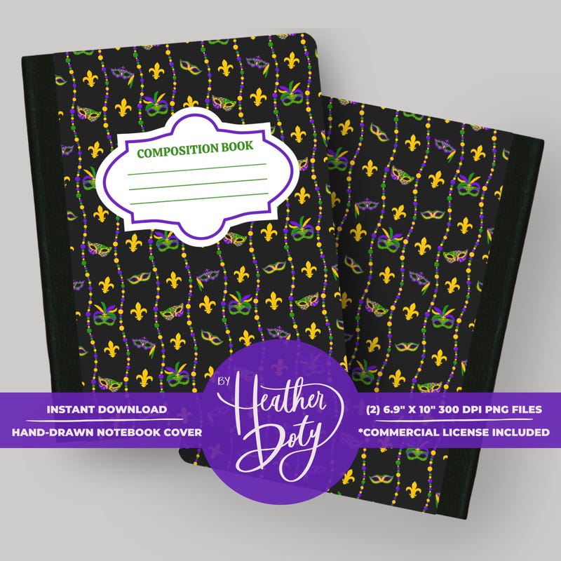 Hand Drawn Notebook Cover - Etsy