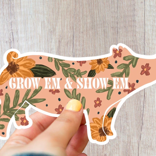 Livestock Show Box Decal - Etsy