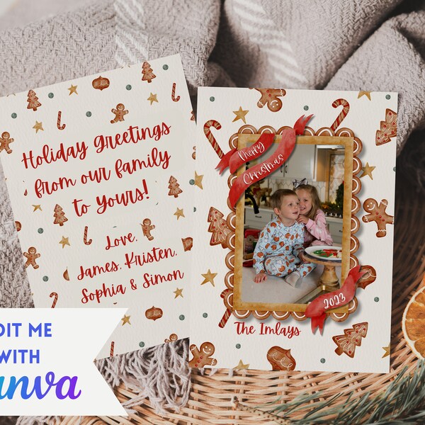 Christmas Cookie Card - Etsy