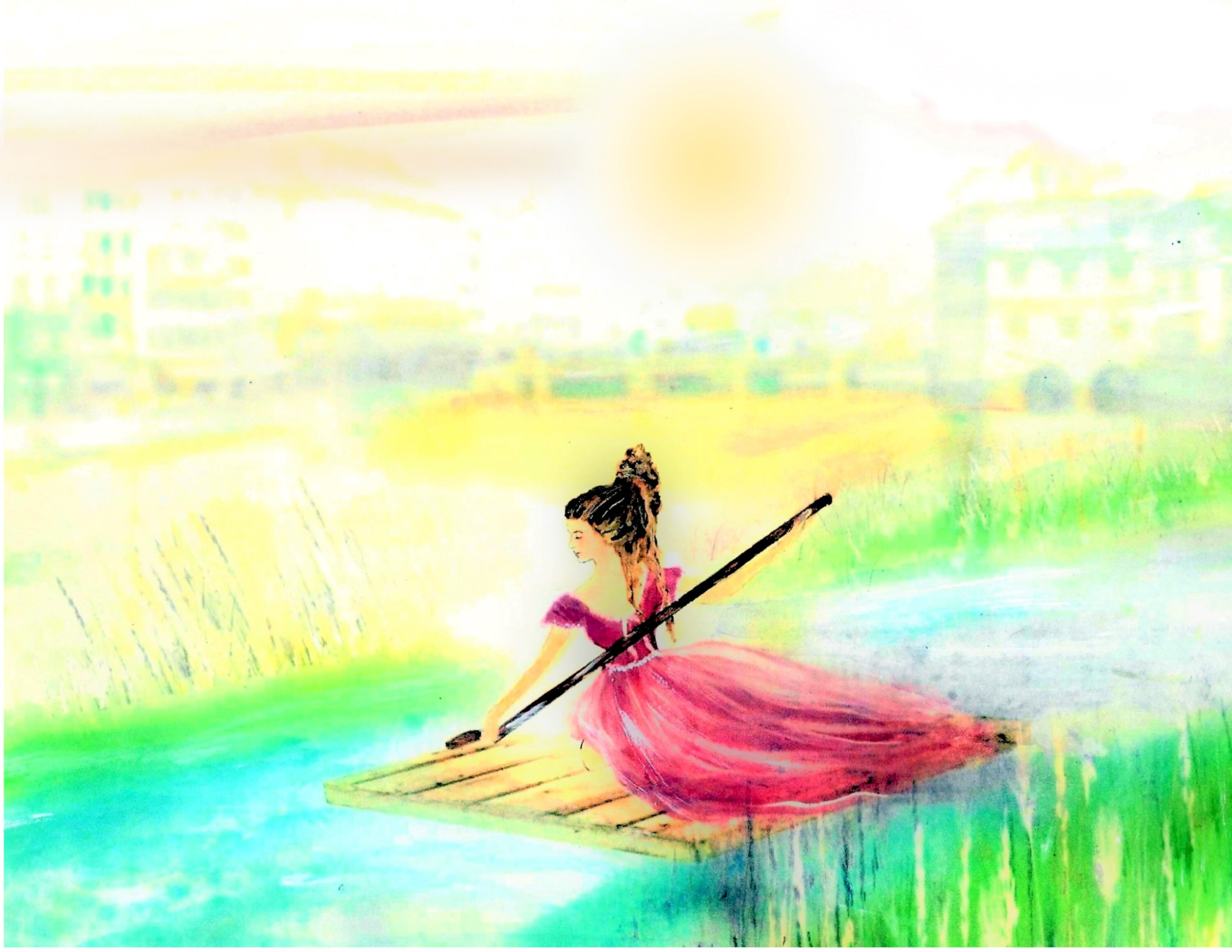 Título 30 Oración en medio de una balsa - Etsy España