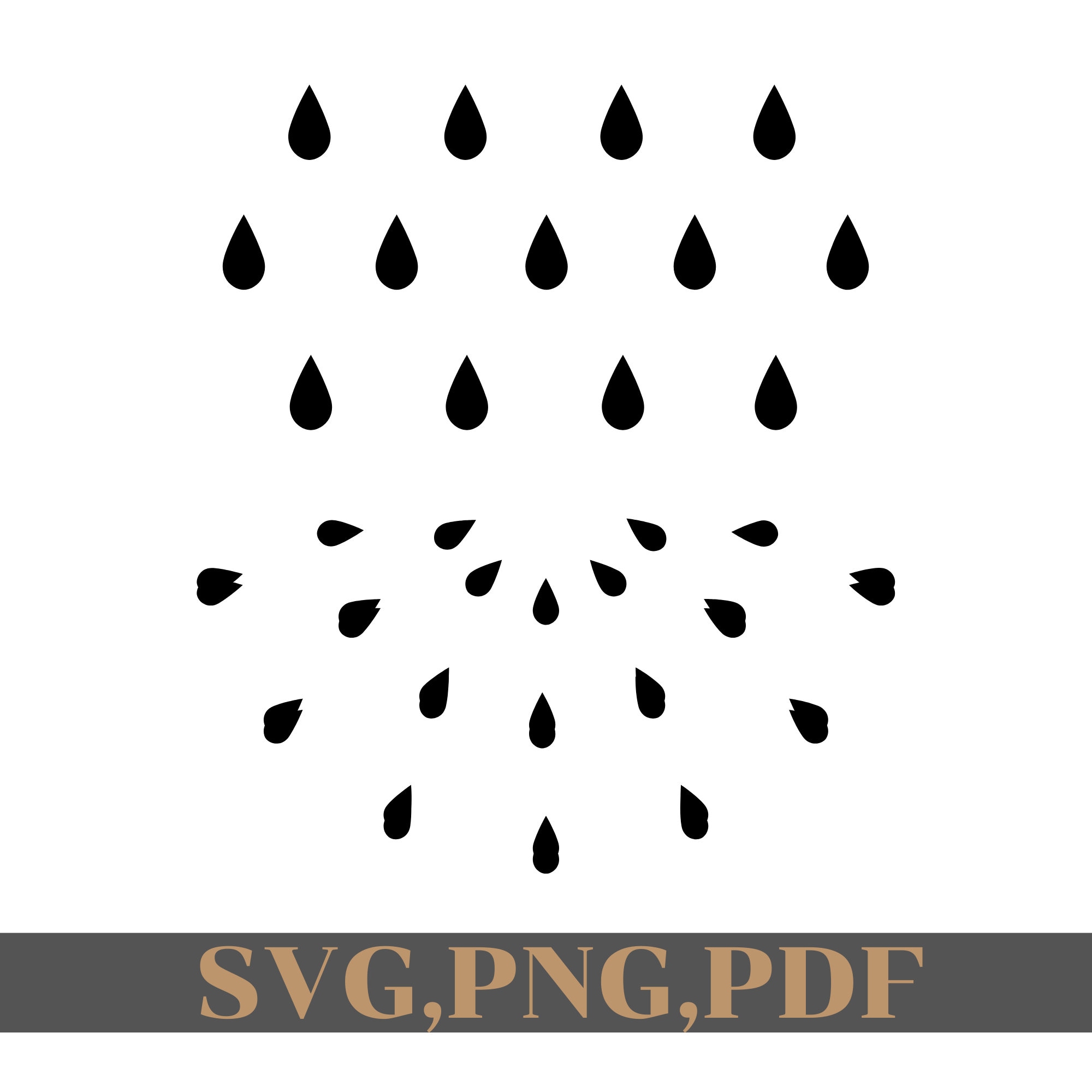 Watermelon Seeds Svg Watermelon Svg Seeds Svg Watermelon Etsy