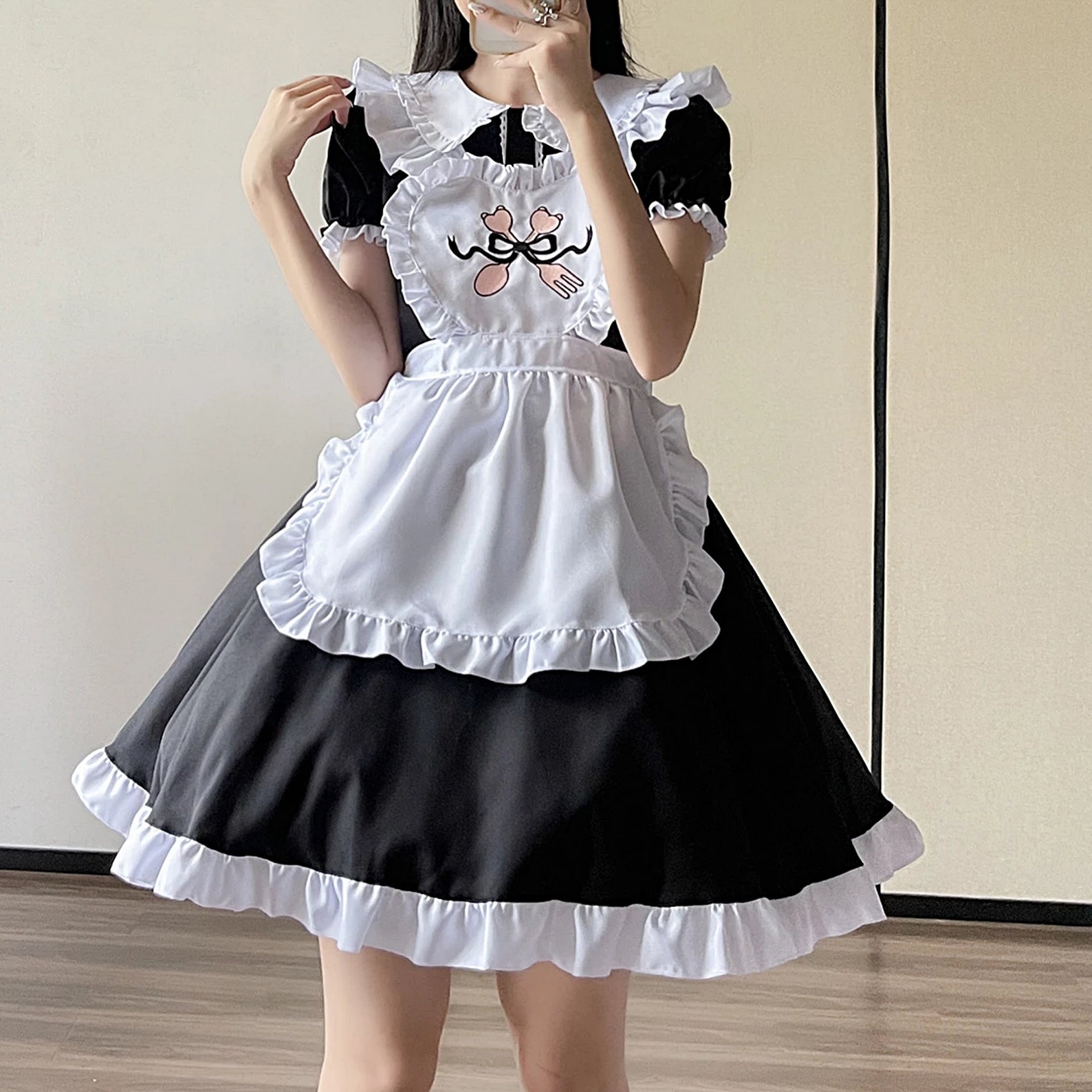 Maid Costume Maid Cosplay Uniform Cute Maid Dress - Etsy