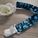 Pacifier Clip, Paci Clip, Binky Clip, Soother Clip, Sharks, Blue, Baby ...