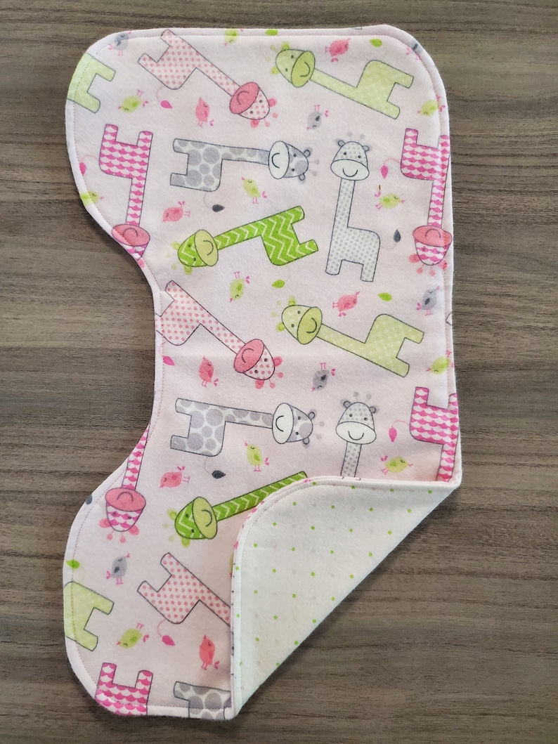 Burp Cloth, Flannel, Giraffe, Cow, Dinosaur, Reversible, Baby Shower ...