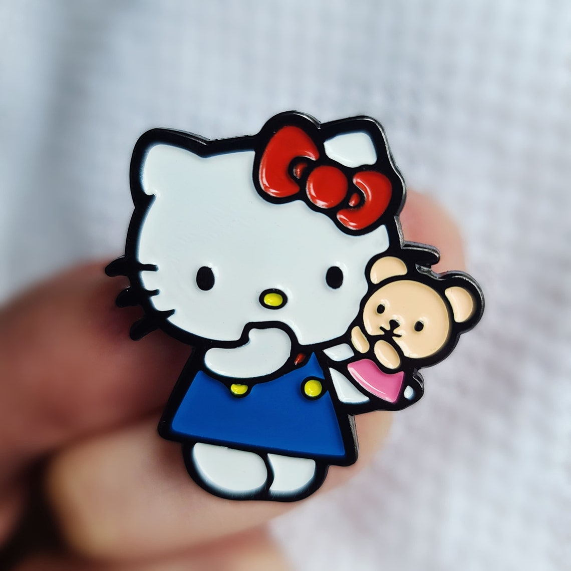 Hard Enamel Pins Hello Kitty for Backpacks | Etsy