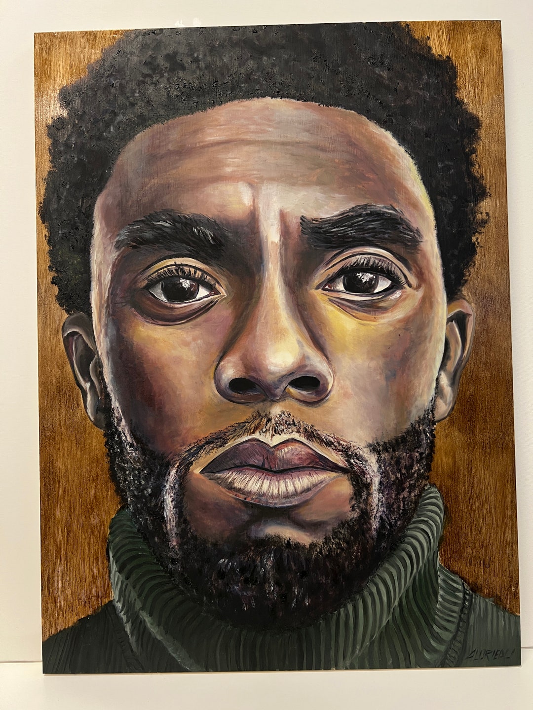 Chadwick - Original Artwork Painting of the Black Panther King Boseman ...
