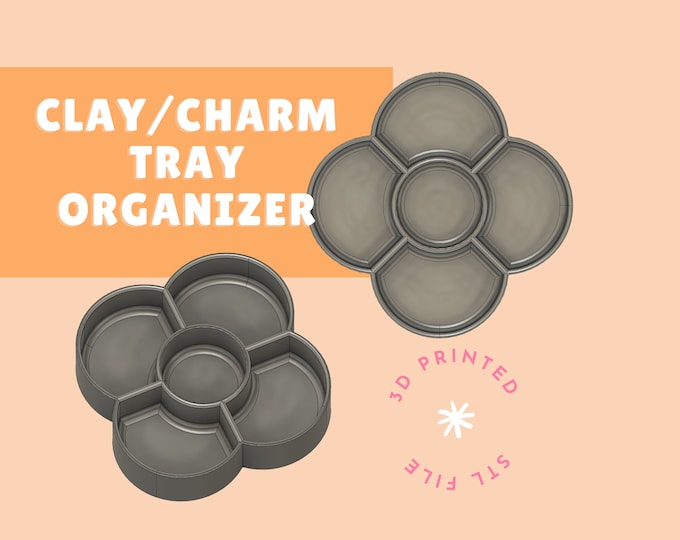 Organize Tray STL, STL File for 3D Printing, Organizer STL File ...
