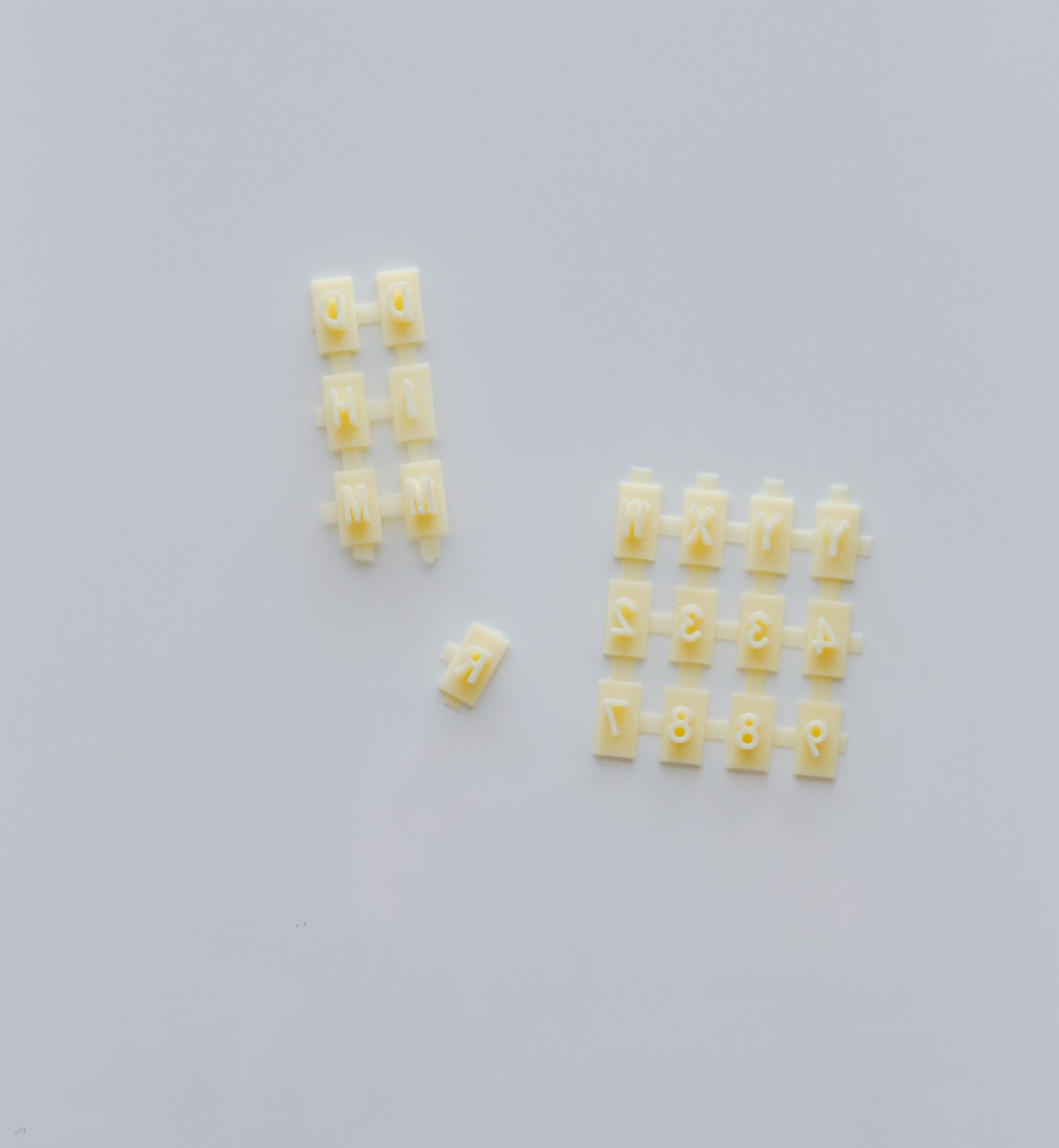 Alphabet Stamp Set: Clay Letter Stamps With Handle - Etsy
