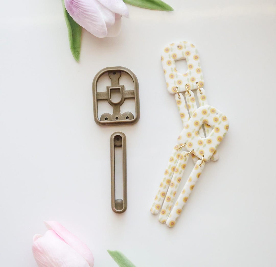 Abstract Arch Polymer Clay Cutters: DIY Earring Cutting Tools - Etsy
