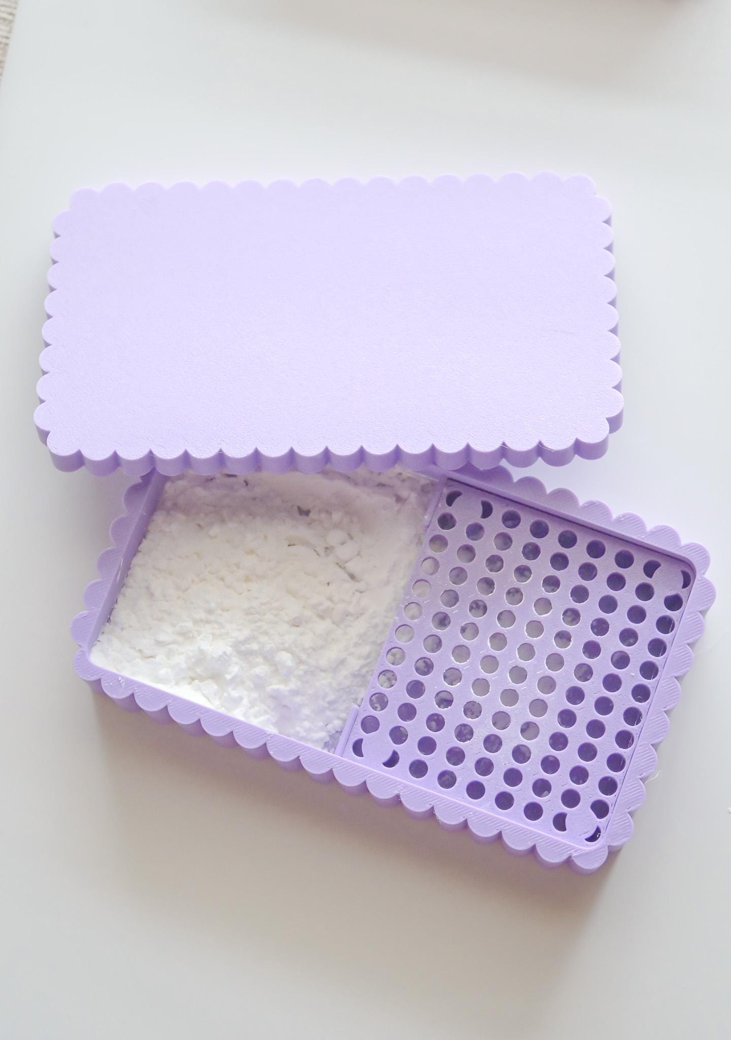 3D Printed Cornstarch Duster Tray: Clay Tool Organizer - Etsy